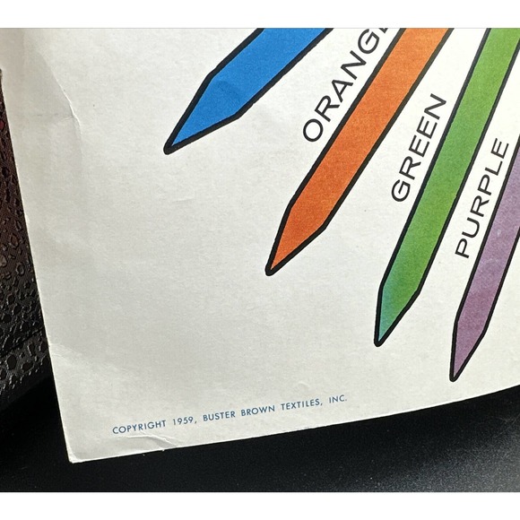 Other | Rare Mint 1959 Buster Browns Advertising Coloring Book 15 Pages ...